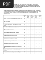 Pain Scale Chart | PDF