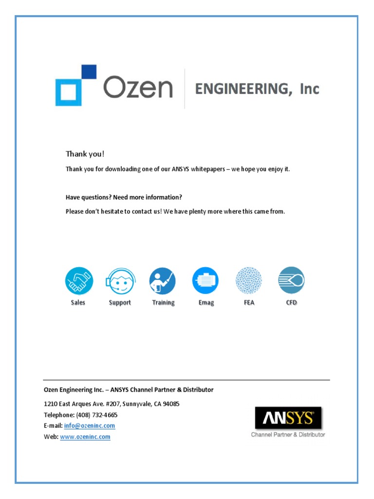 Ozen Engineering - Modeling Hydrates With ANSYS White Paper | PDF ...