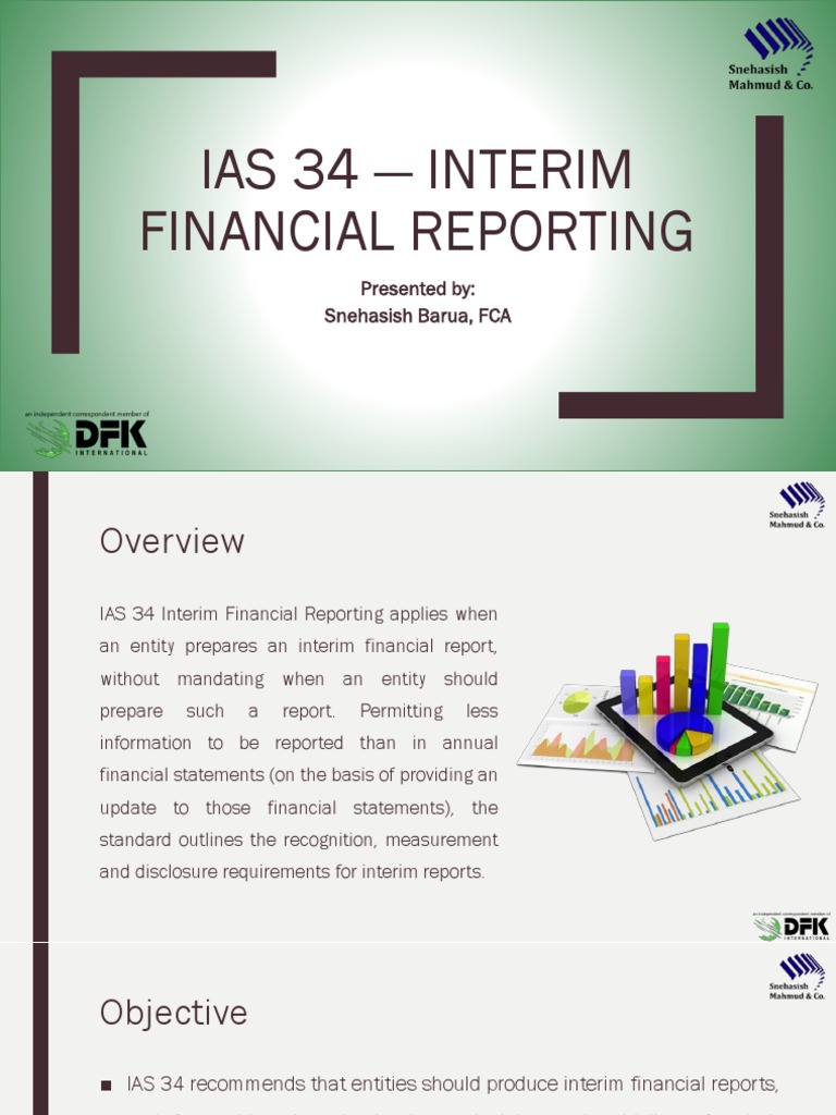 IAS 34 Interim Financial Reporting An Overview Of Recognition