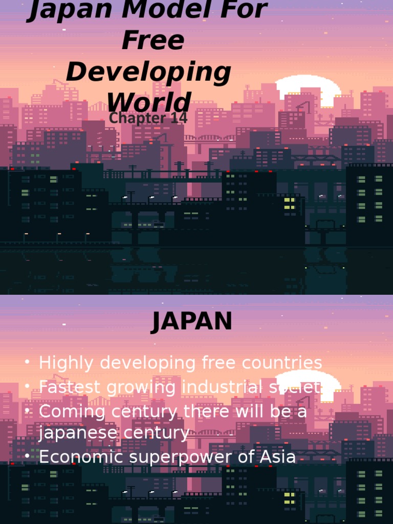 Japan Model For Developing World Pdf Japan Agriculture