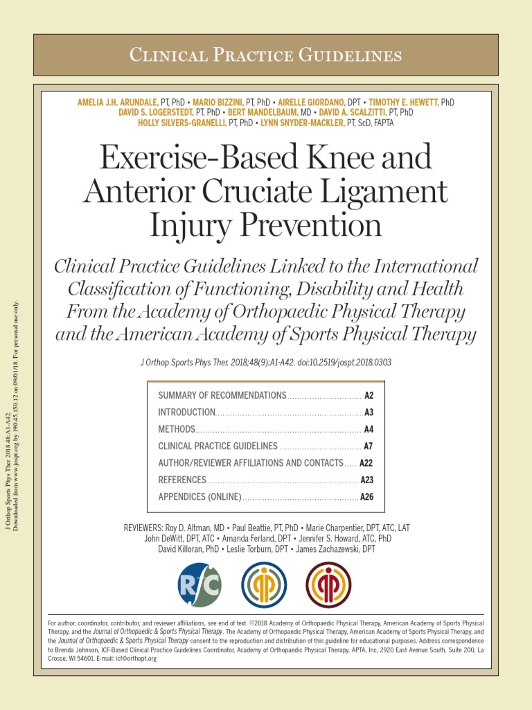 Guia Lca Rodilla | PDF | Physical Therapy | Knee