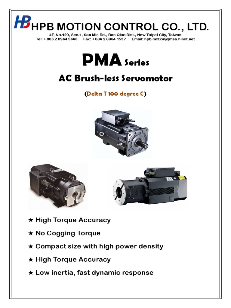 BBL HPB AC Servo Motor PDF | PDF | Electric Motor | Machines