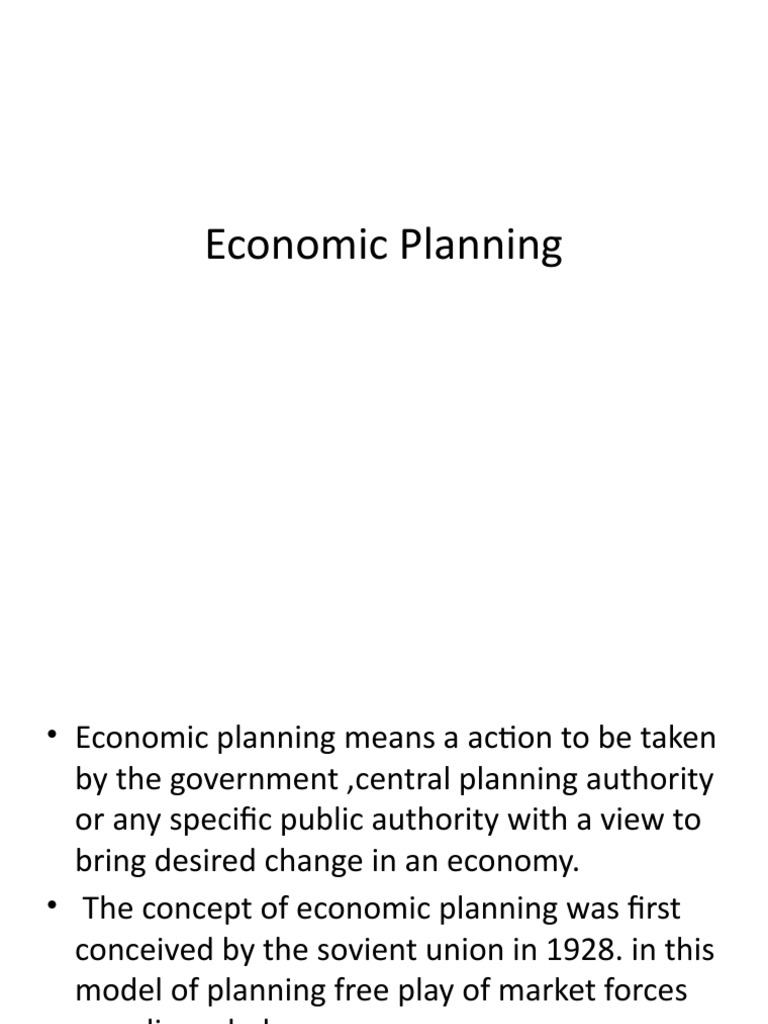 Economic Planning and Five Year Plans of India | PDF | Economic Growth ...