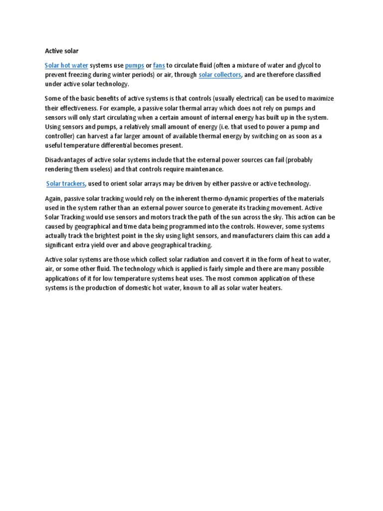 Solar Collectors | PDF