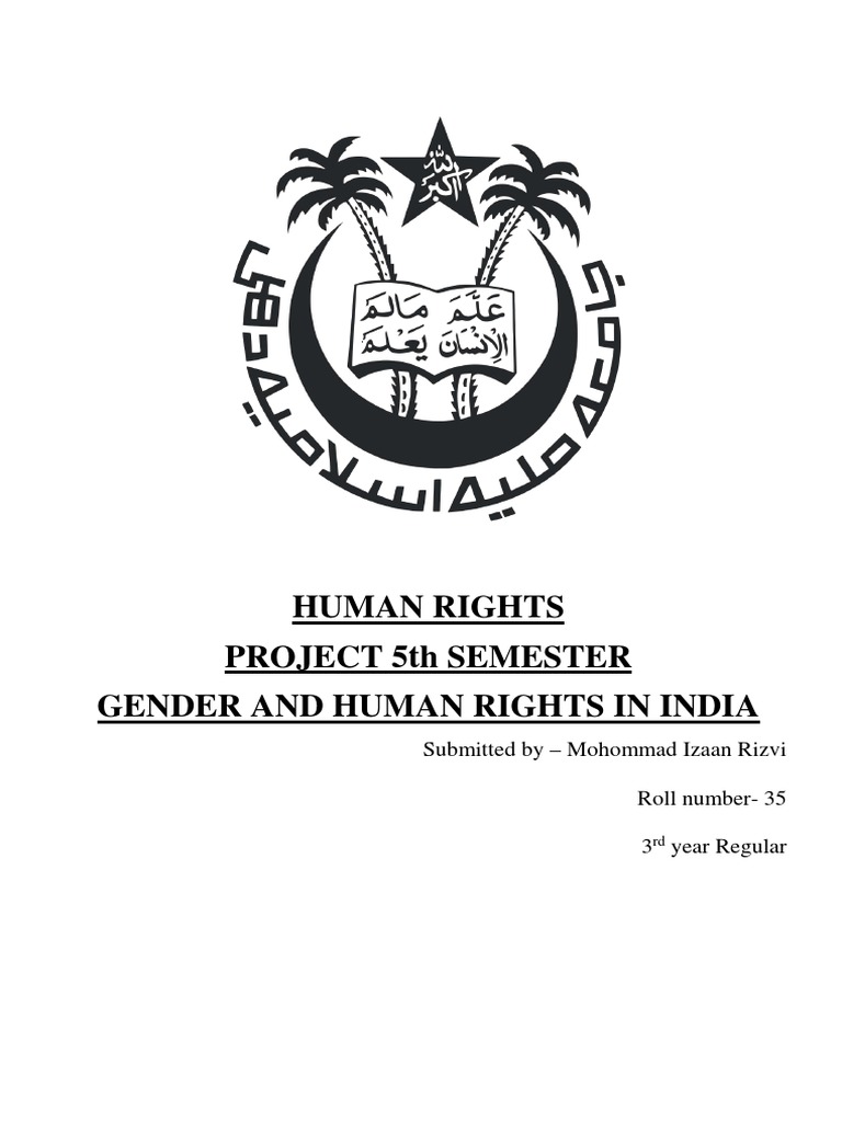 Human Right Project | PDF | Marriage | Woman