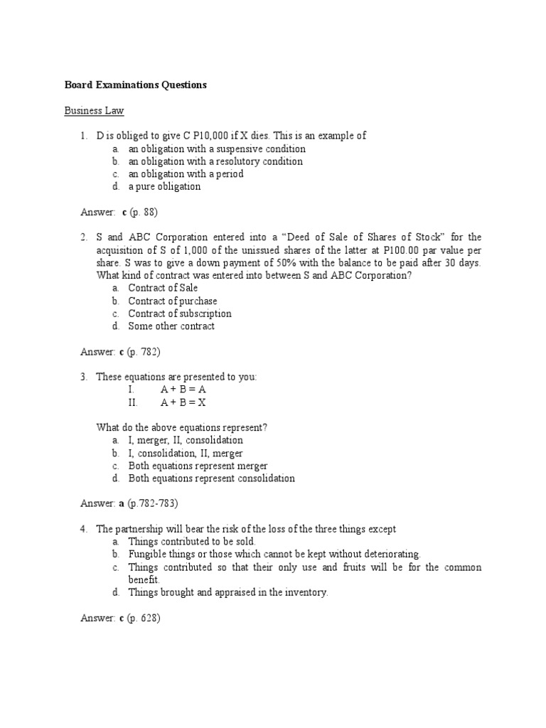 CPALE Sample Questions and Answers | PDF | Internal Control | Audit