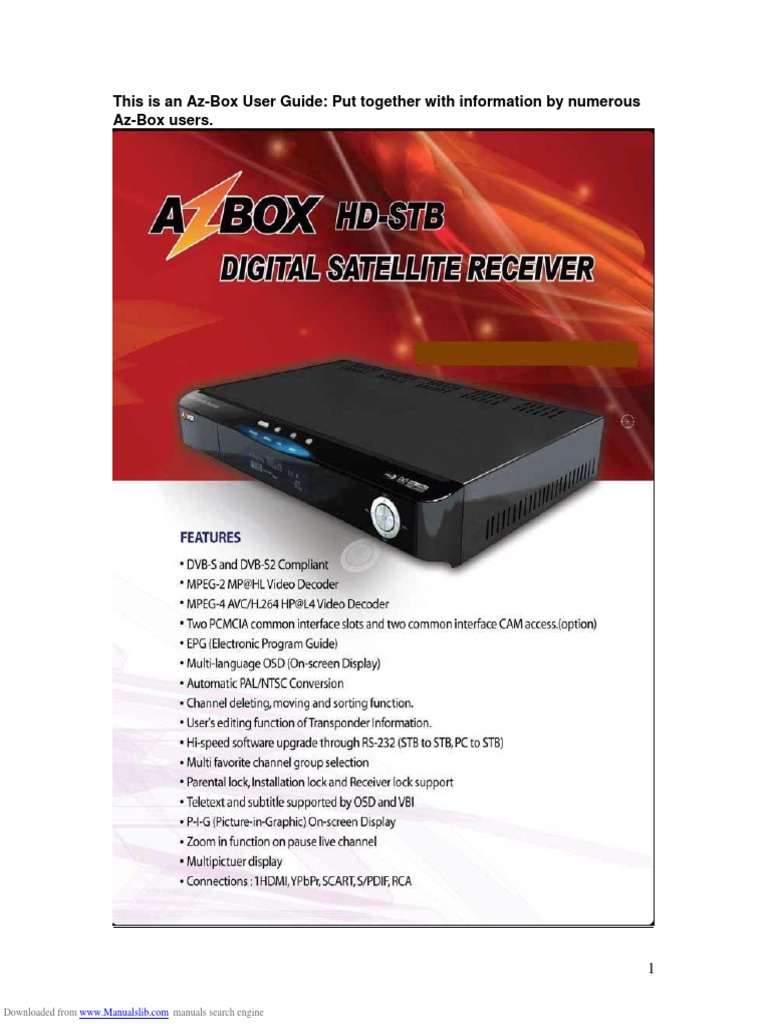 This Is An Az-Box User Guide: Put Together With Information by Numerous ...