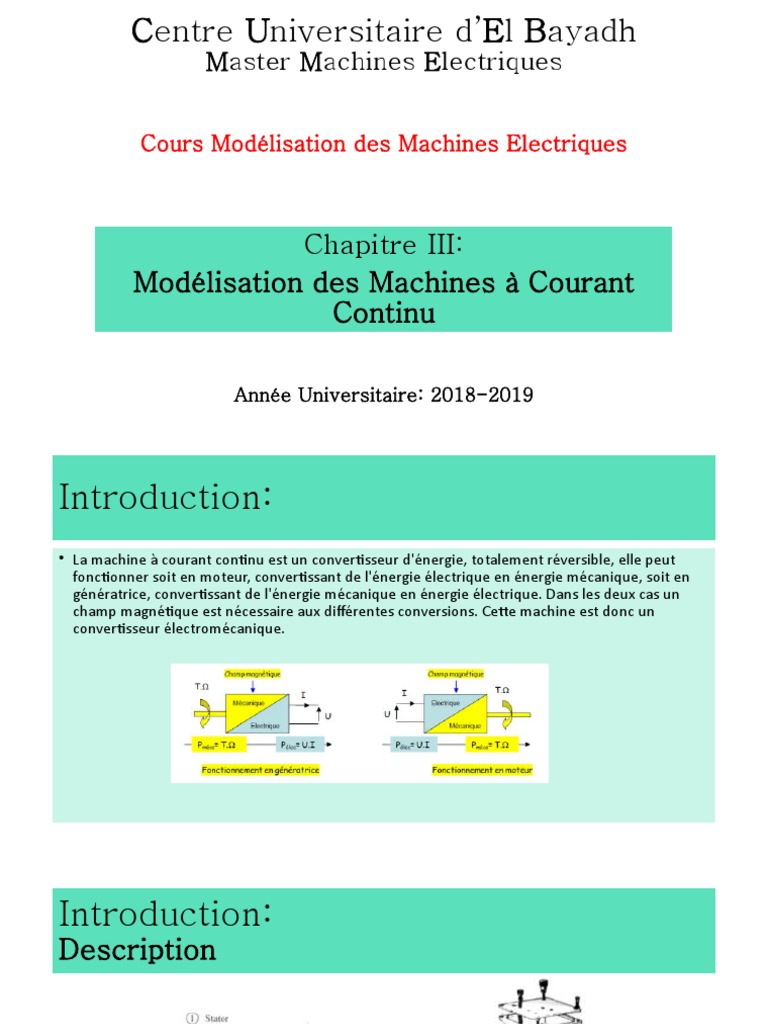 Modélisation Des MCC | PDF