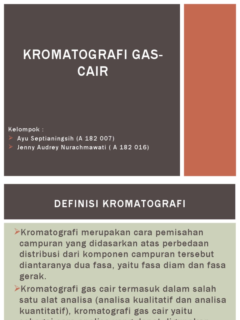 KROMATOGRAFI GAS-CAIR | PDF
