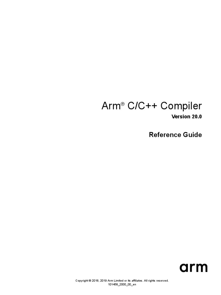 Arm CPP Compiler Reference en | PDF | Source Code | Arm Architecture