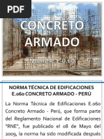 Norma E060 Concreto Armado | PDF | Hormigón | Fundación (Ingeniería)