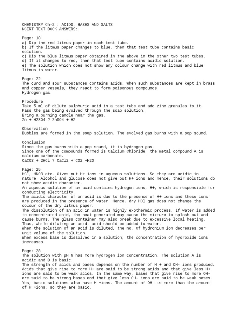 FHGGH | PDF | Acid | Chemical Compounds