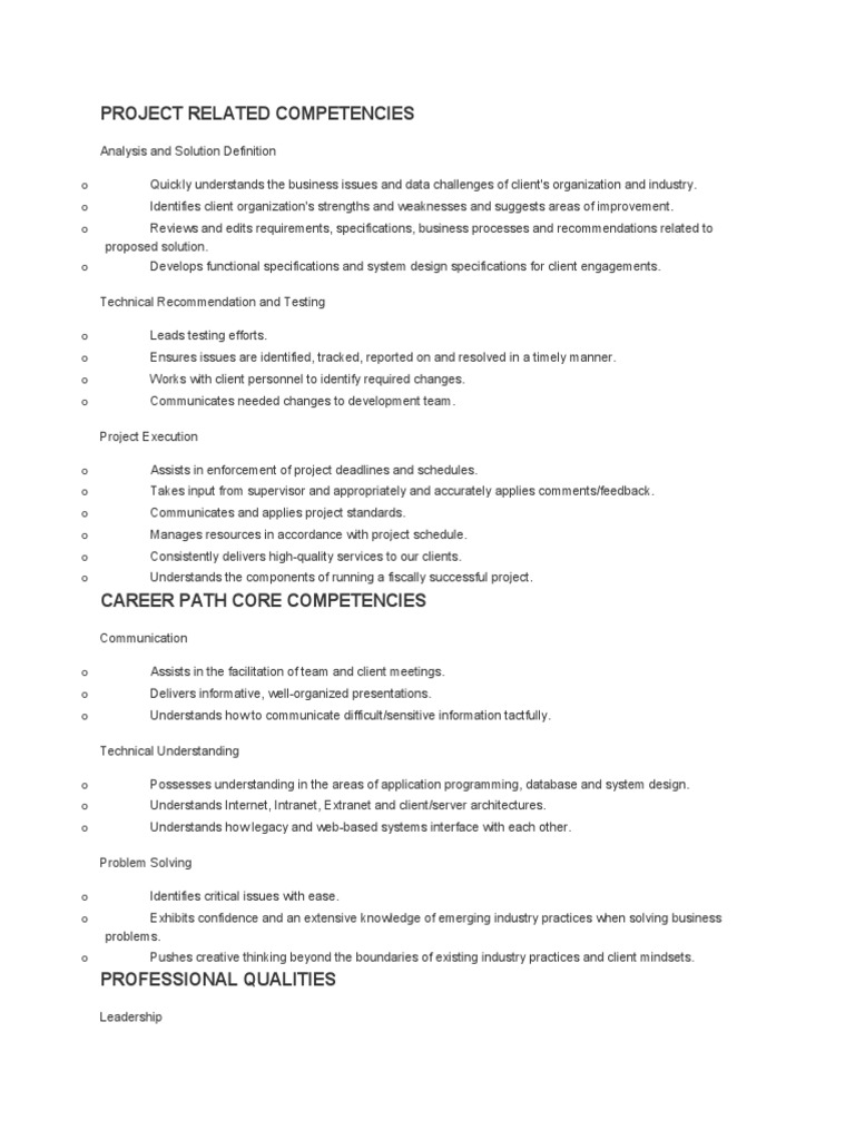 BA Job Description | PDF | Competence (Human Resources) | Systems Science