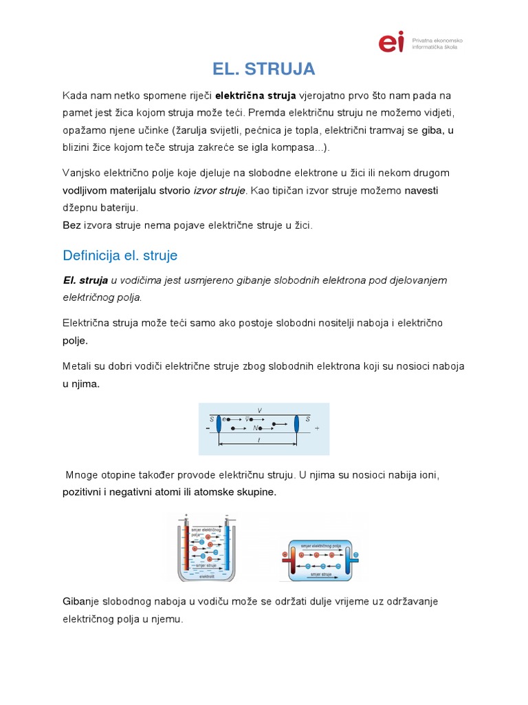 Elektricna Struja | PDF