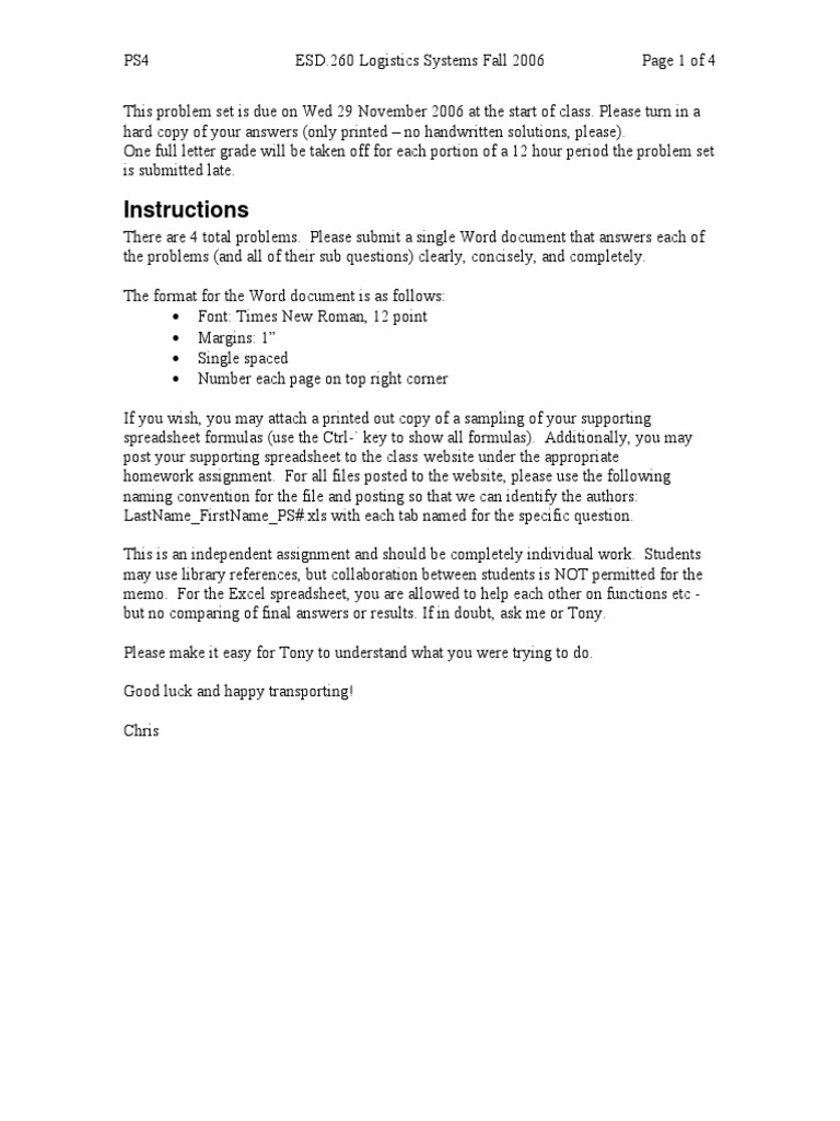 Assn 4 | PDF | Retail | Prices