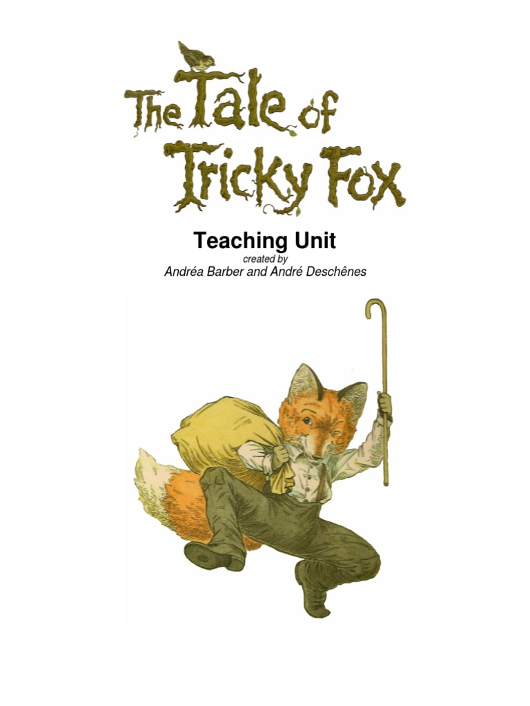 Tricky Fox Teaching Unit PDF | PDF | Lesson Plan | Reading Comprehension
