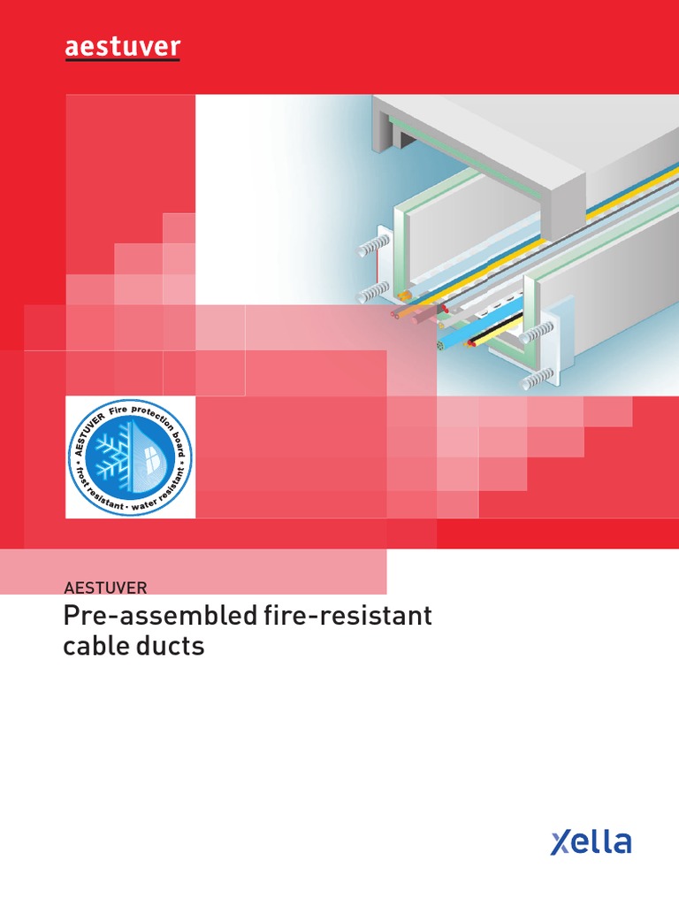AESTUVER Fire-Resistant Cable Ducts | PDF | Duct (Flow) | Building ...