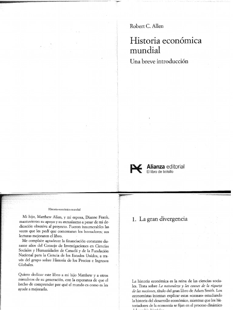 Allen - Historia Economica Mundial PDF | PDF