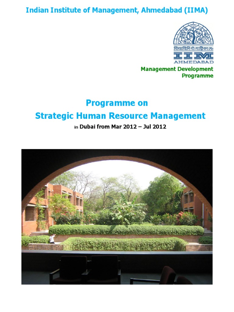 IIM Ahmedabad HR Syllabus | PDF | Human Resources | Human Resource ...