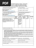Anexo 5A Certificación de Origen TMEC Ejemplo Con Observaciones y Notas ...