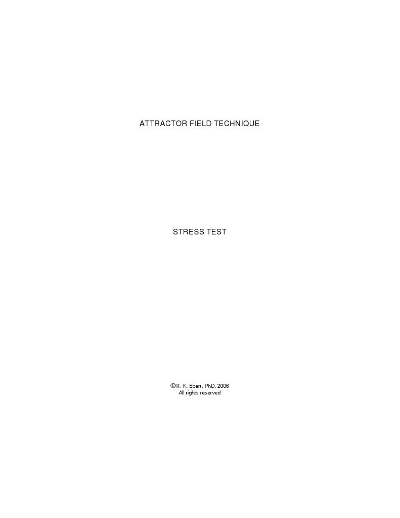 Aft Stress Test | PDF