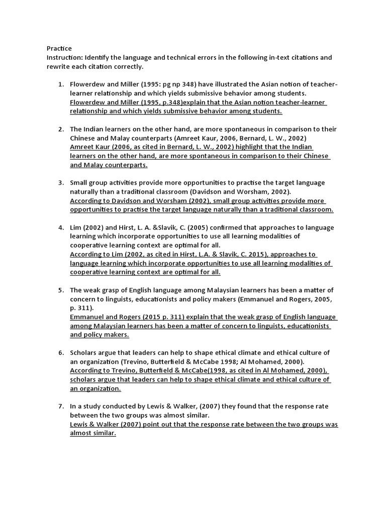 ELC550 Documenting Sources in APA Format | PDF | Second Language ...