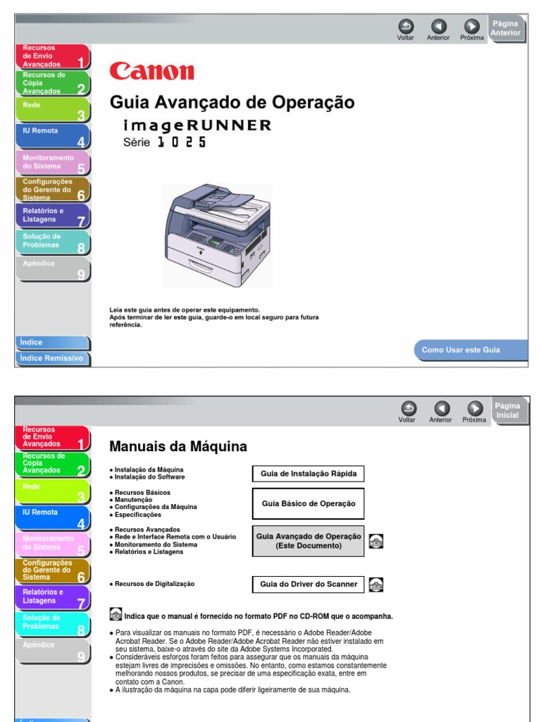 Manual Da Impressora Canon PDF | PDF | Rede de computadores | Endereço ...