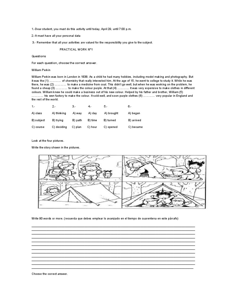 Questions For Each Question, Choose The Correct Answer | PDF | Ballet ...