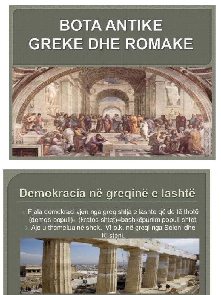 Arti Klasik Grek Dhe Romak | PDF
