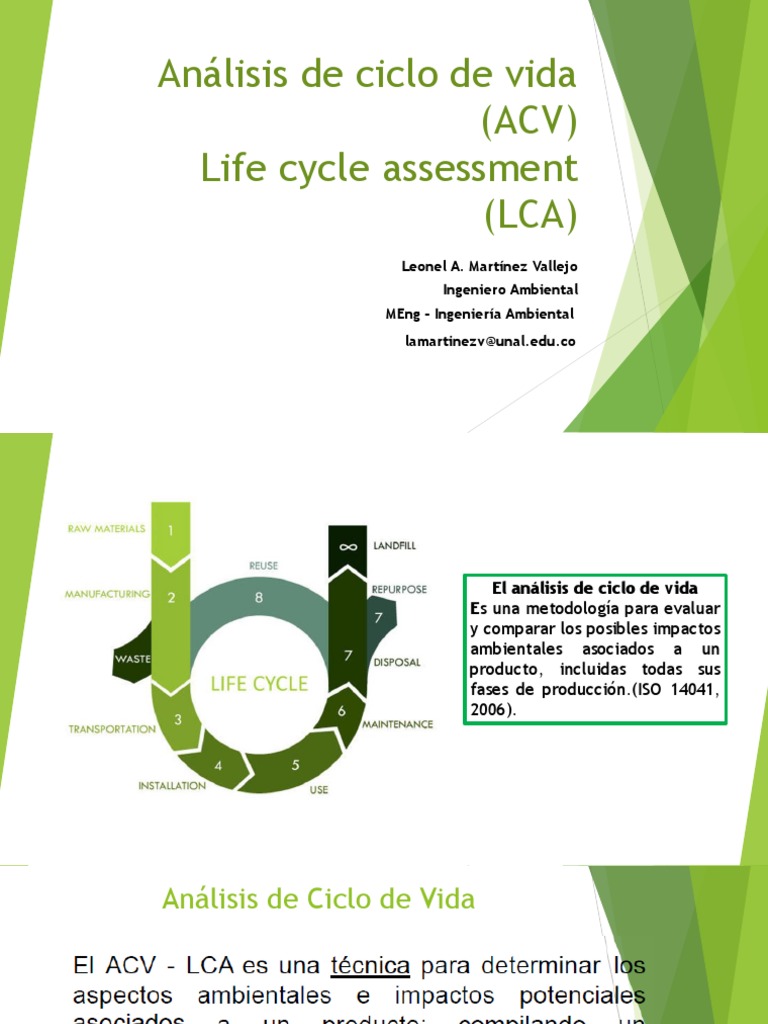 Análisis de Ciclo de Vida (ACV) Life Cycle Assessment (LCA) OpenLCA ...