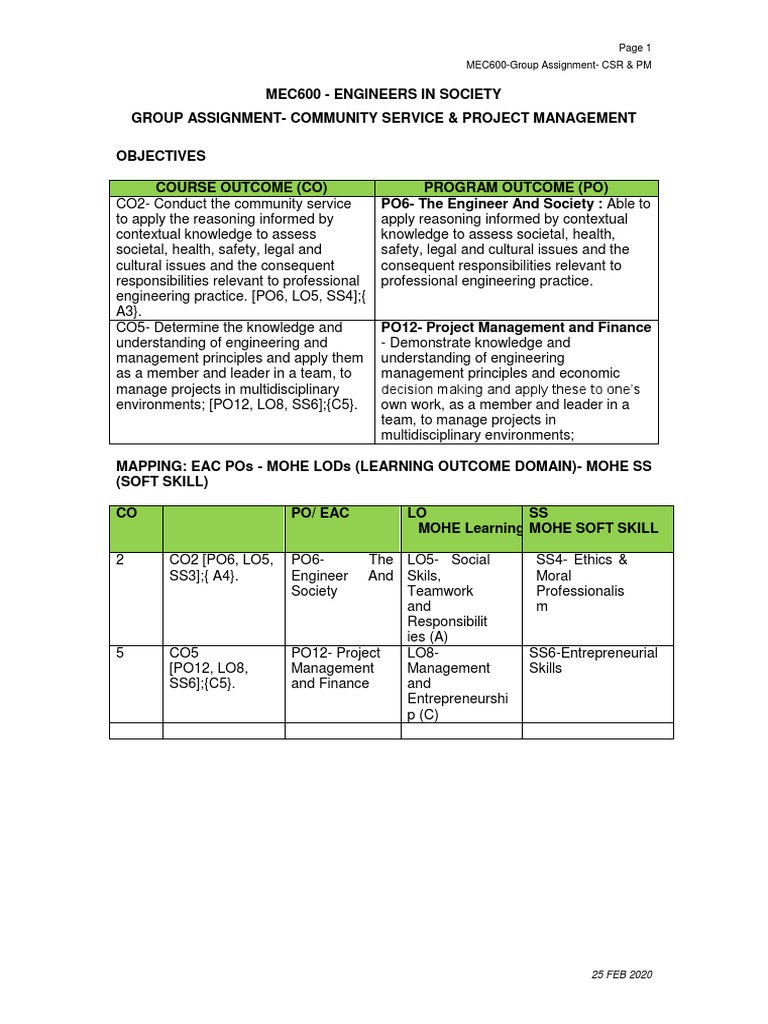 Group Assignment Guidelines | PDF | Corporate Social Responsibility | Sustainability