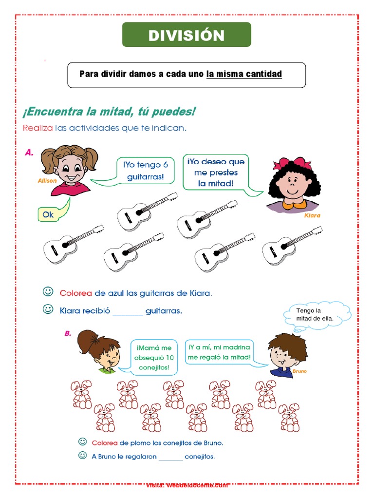 Dividiendo en Partes Iguales | PDF | Hogar, jardinería y bricolaje