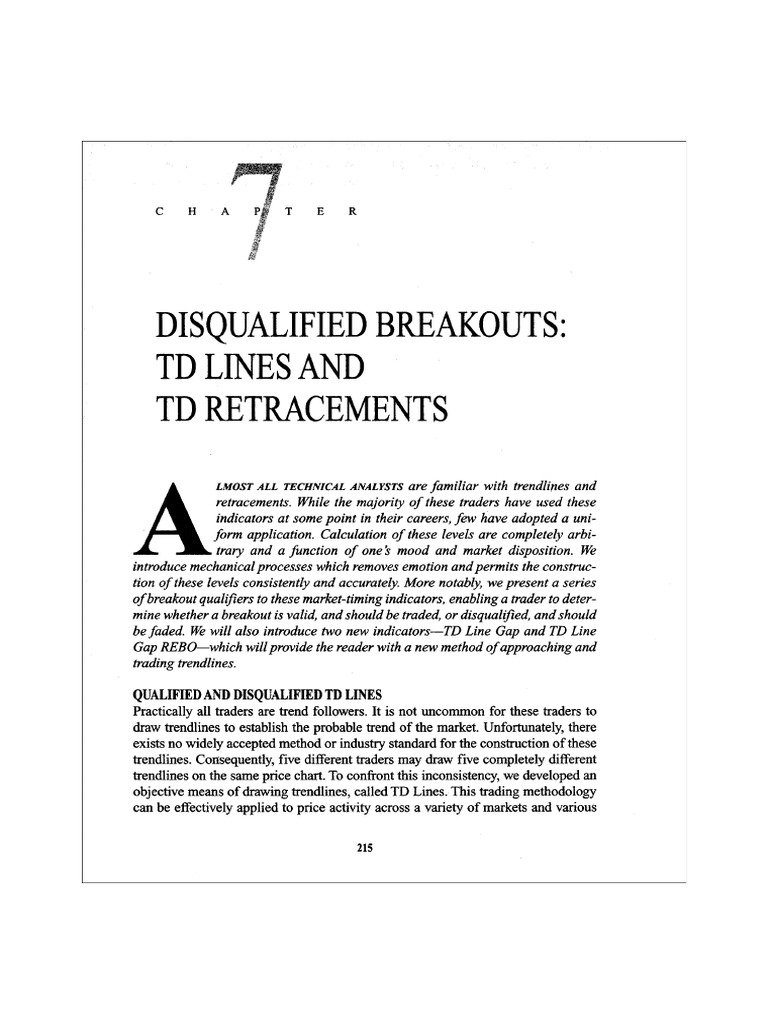 DeMark-TD Lines | PDF