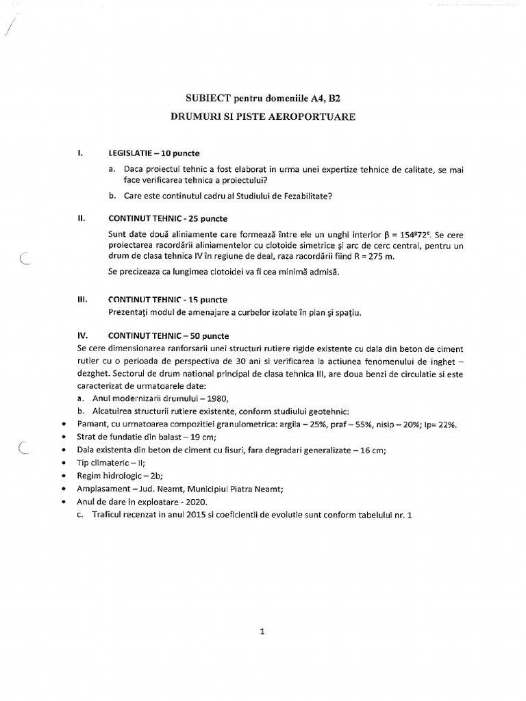 Subiecte Examen Verificatori 2018 - Cerinta A4, A5, B2 Si B3 PDF | PDF