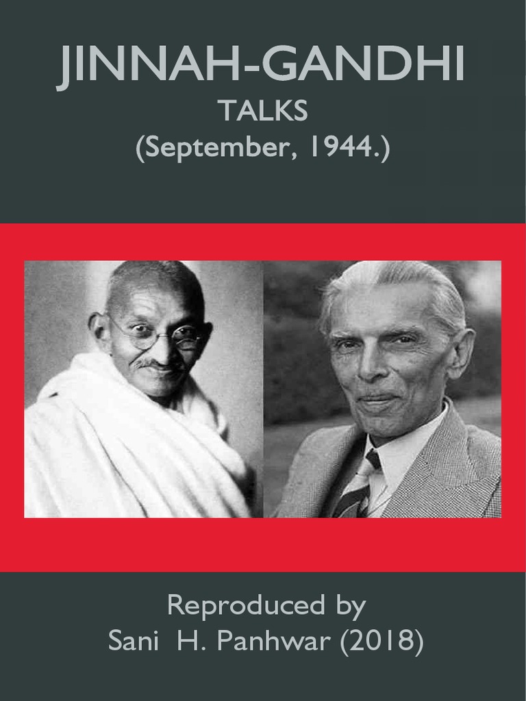 Jinnah Gandhi Talks - September 1944 | PDF | Muhammad Ali Jinnah ...