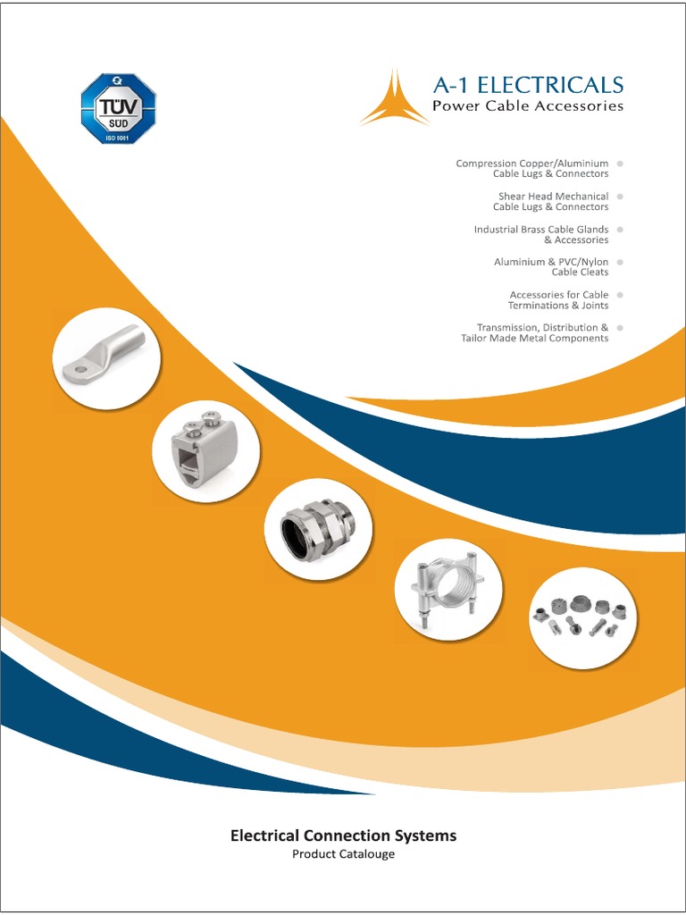 A1 Electricals Power Cable Accessories Catalogue | PDF