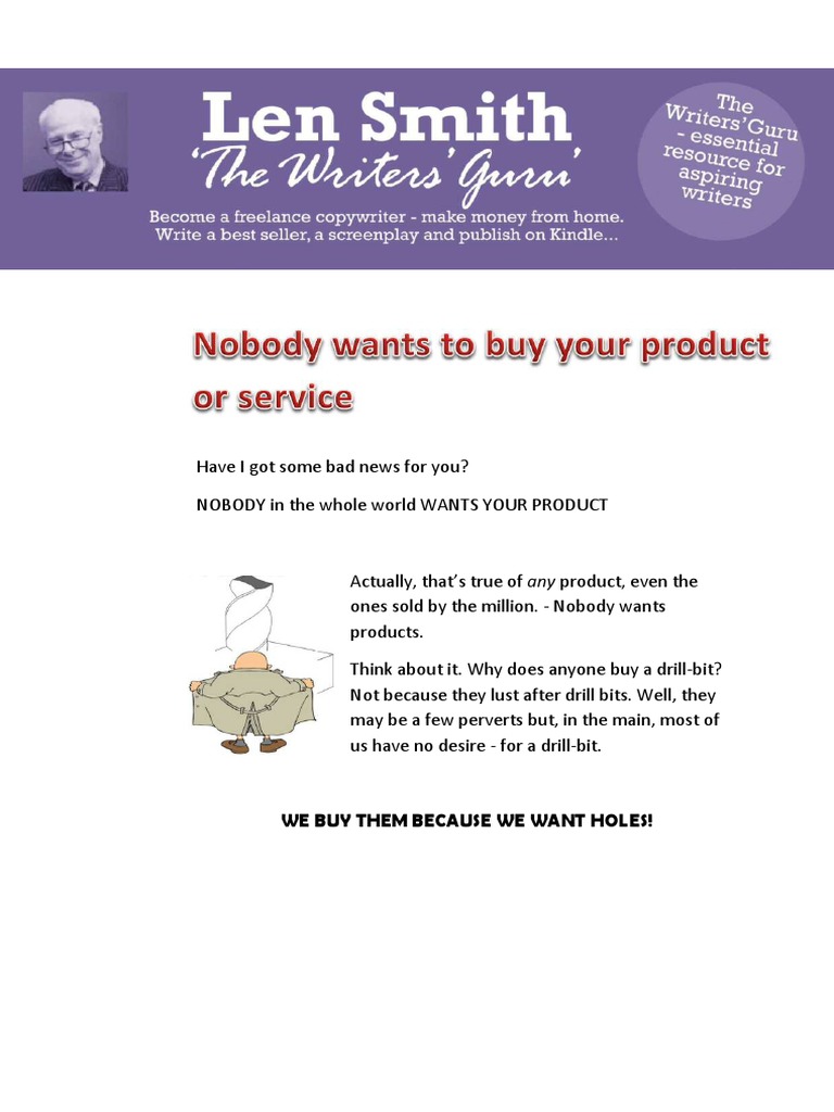 PRINTABLE HANDOUT Features Benefits Advantages | PDF | Market ...