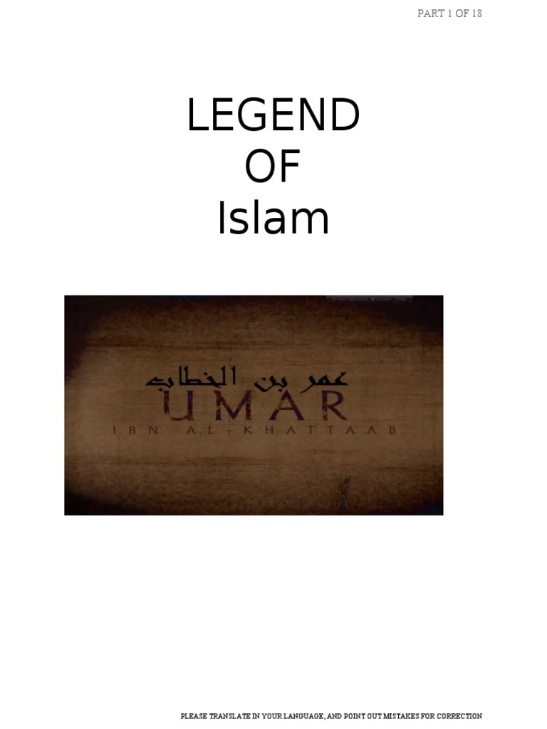 The Biography of Umar Ibn Al-Khattab Part 1 | PDF | Umar | Hadith