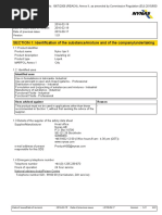 MSDS Oil Spill Dispersant Type I 20180201 | PDF | Toxicity | Waste