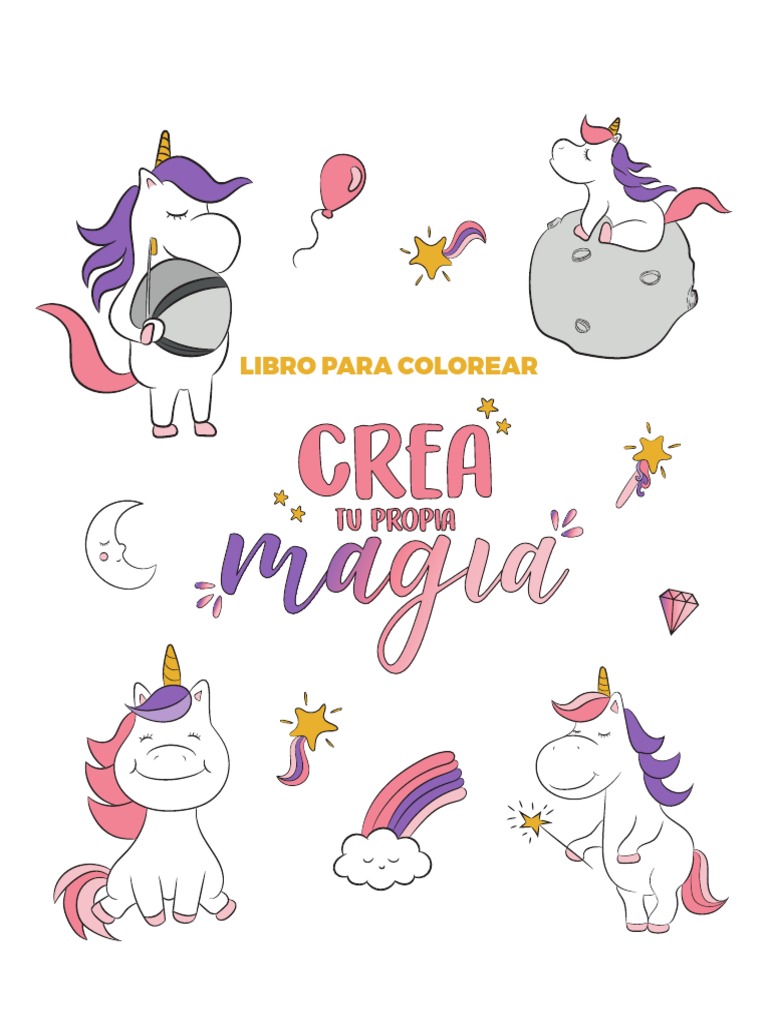 Unicornios Libroparacolorear | PDF