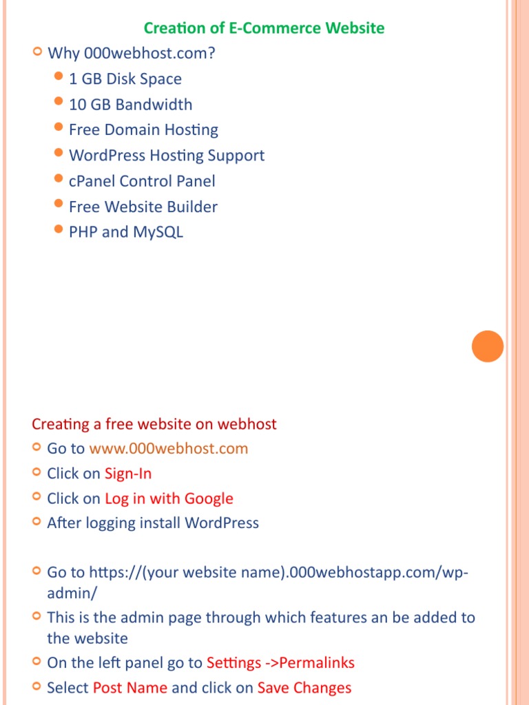 E Commerce Website Development Pdf Word Press Stocks