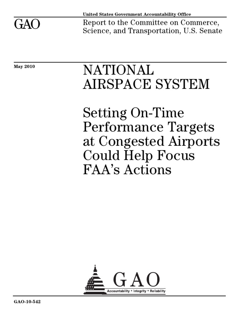 Report To The Committee On Commerce, Science, and Transportation, U.S ...