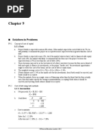Chapter 9 Solutions | PDF | Cost Of Capital | Financial Economics