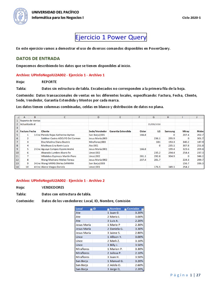 Tutorial Power Query | PDF | Archivo de computadora | Microsoft Excel