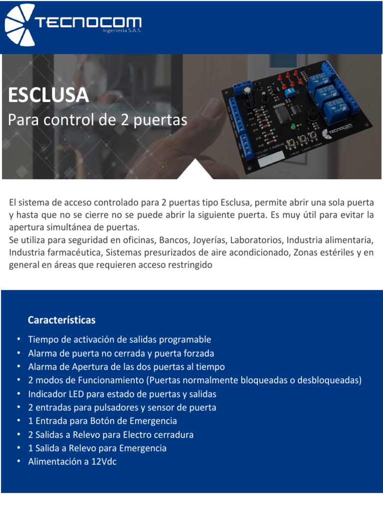 Esclusa 2 Puertas | PDF