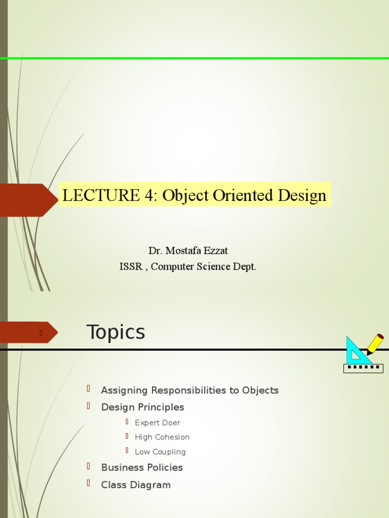 Lec-5 Software Design | PDF | Object (Computer Science) | System