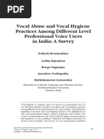 Phonatory Exercises Handout | PDF | Wellness