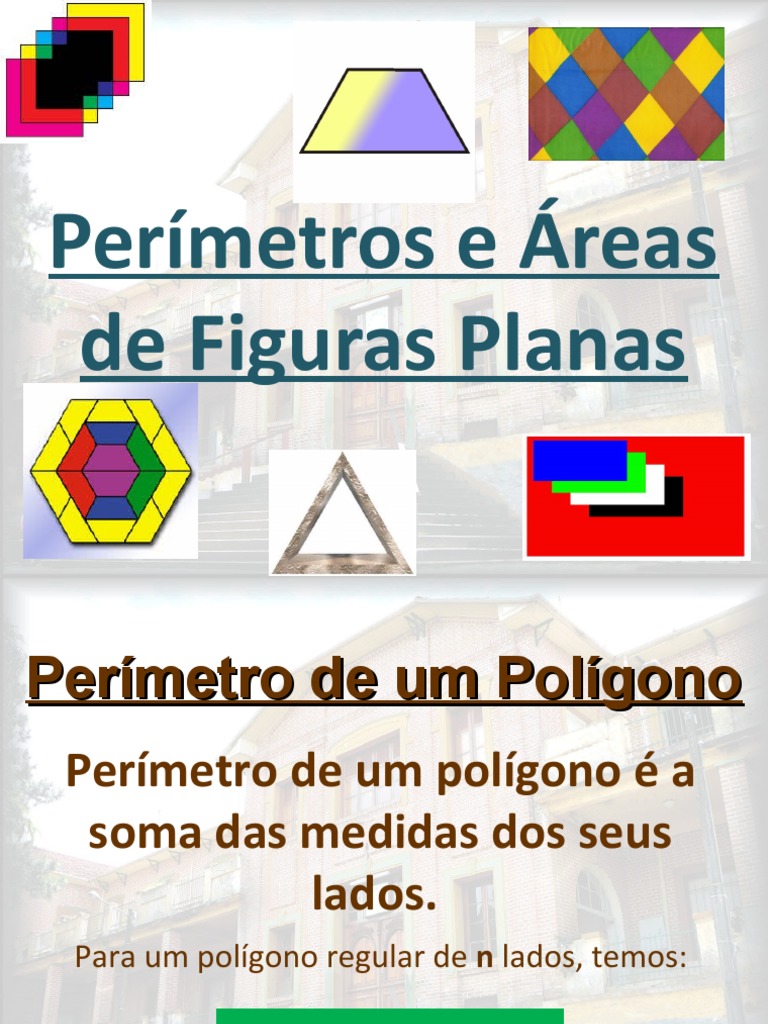 Perímetros e Áreas de Figuras Planas | PDF | Área | Círculo