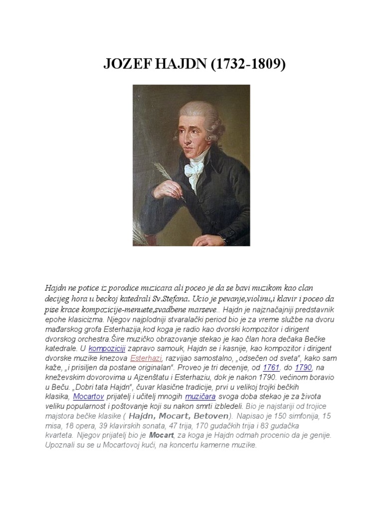 Jozef Hajdn | PDF