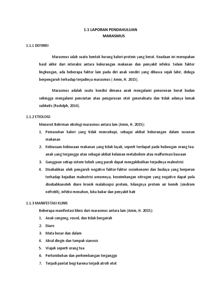 Marasmus | PDF | Gaya Hidup